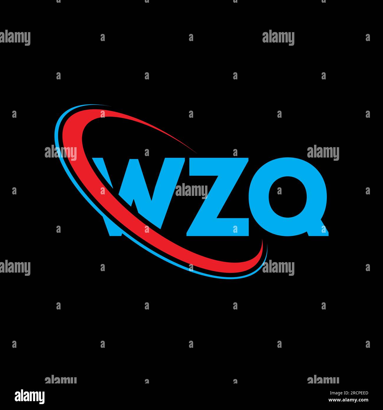 WZQ logo. WZQ letter. WZQ letter logo design. Initials WZQ logo linked ...