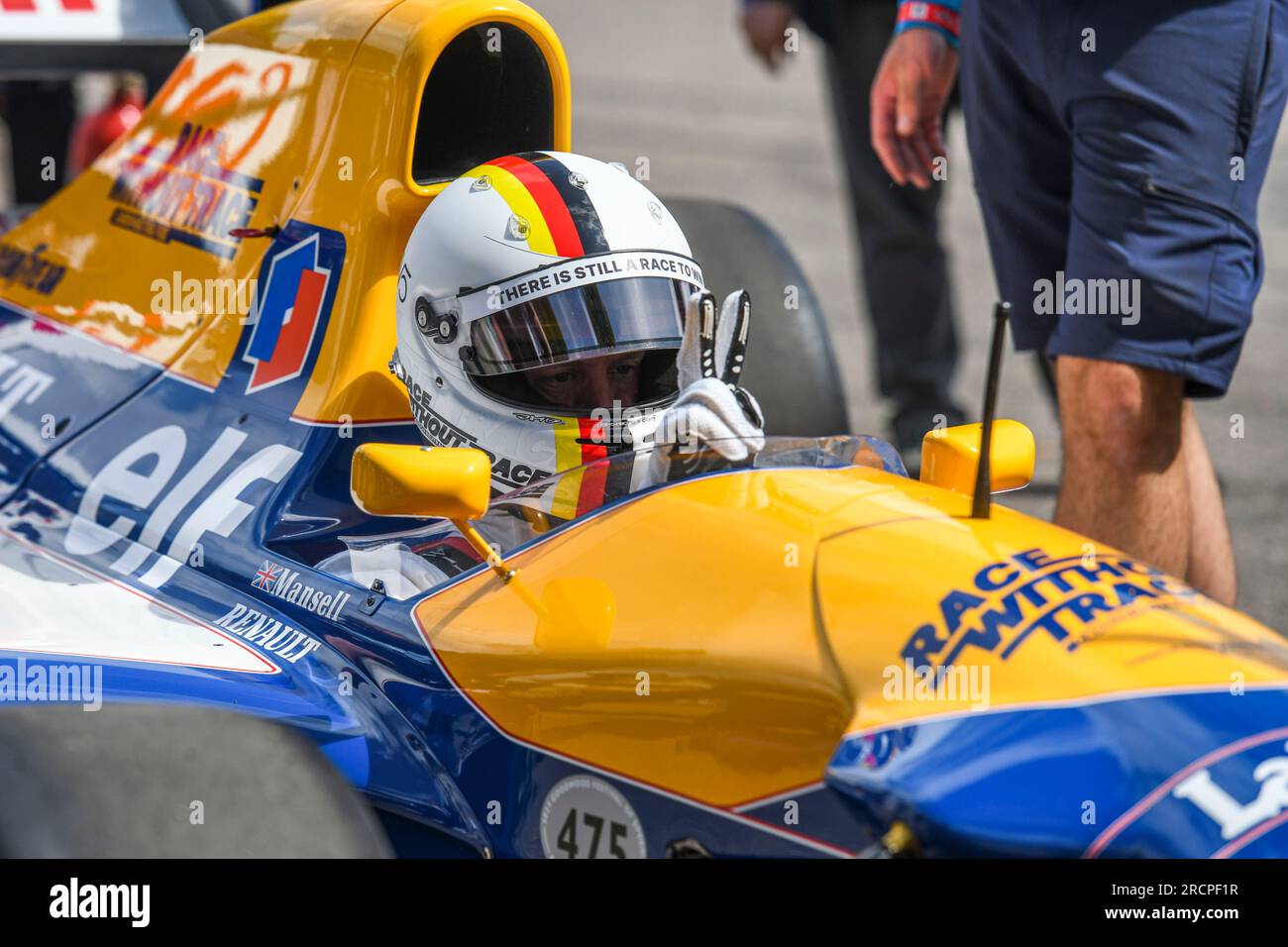 EDITORIAL USE ONLY Sebastian Vettel at the Goodwood Festival of Speed ...