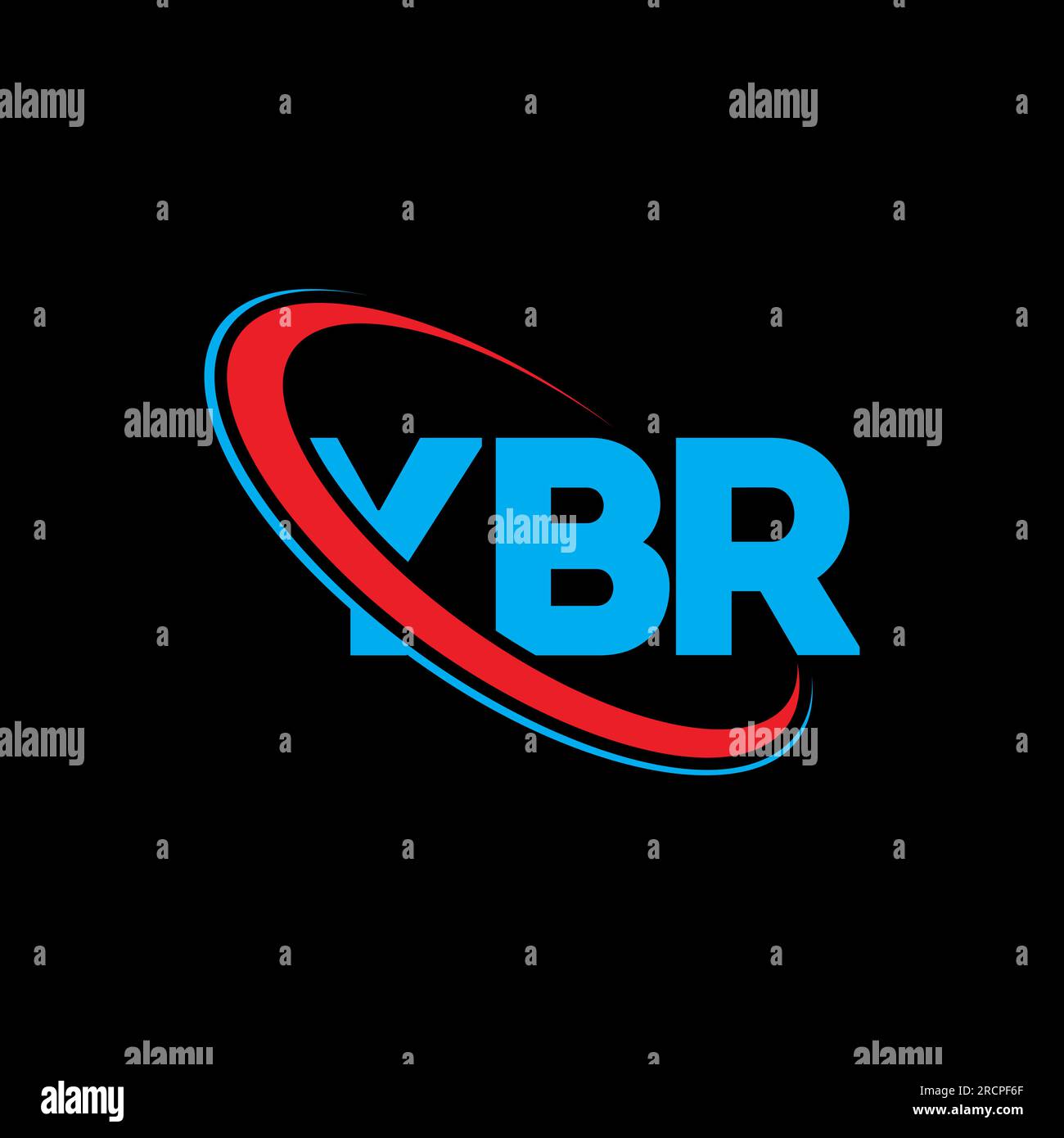 YBR logo. YBR letter. YBR letter logo design. Initials YBR logo linked ...