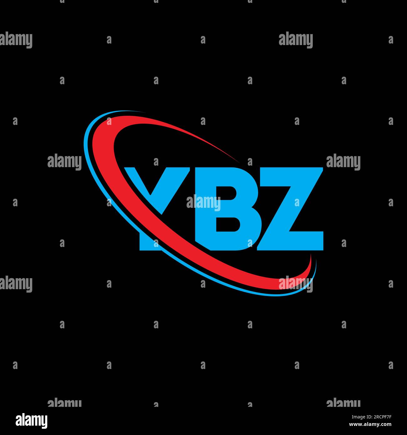 YBZ logo. YBZ letter. YBZ letter logo design. Initials YBZ logo linked ...