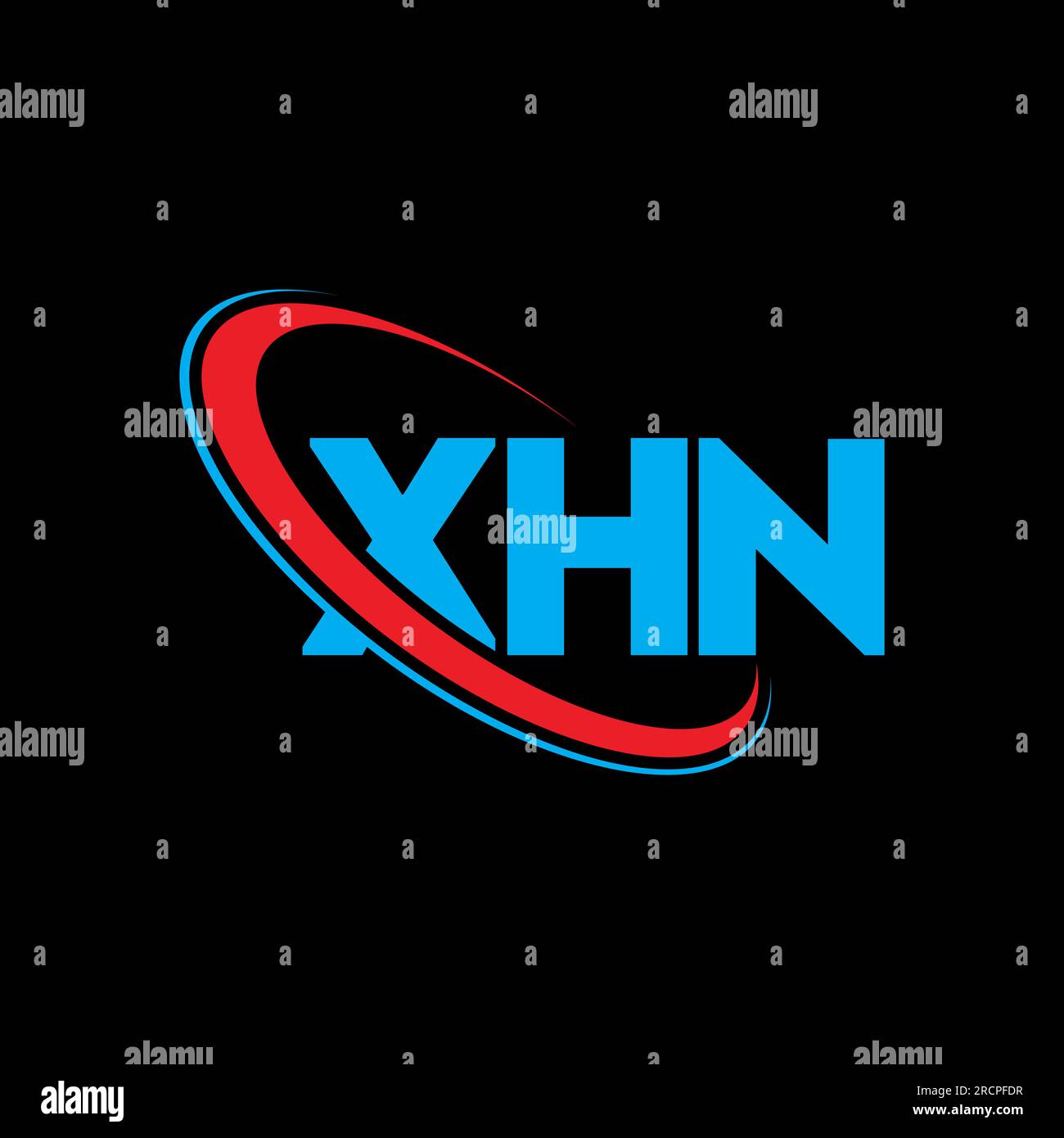 XHN logo. XHN letter. XHN letter logo design. Initials XHN logo linked ...