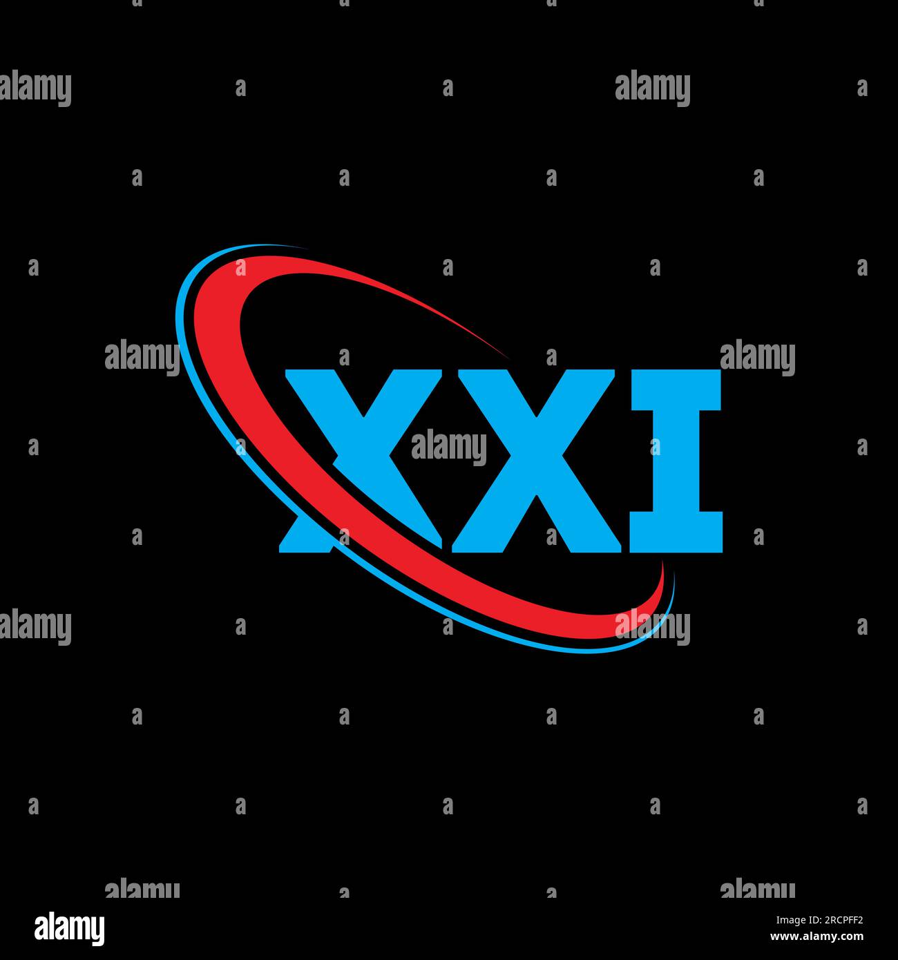 XXI logo. XXI letter. XXI letter logo design. Initials XXI logo linked ...