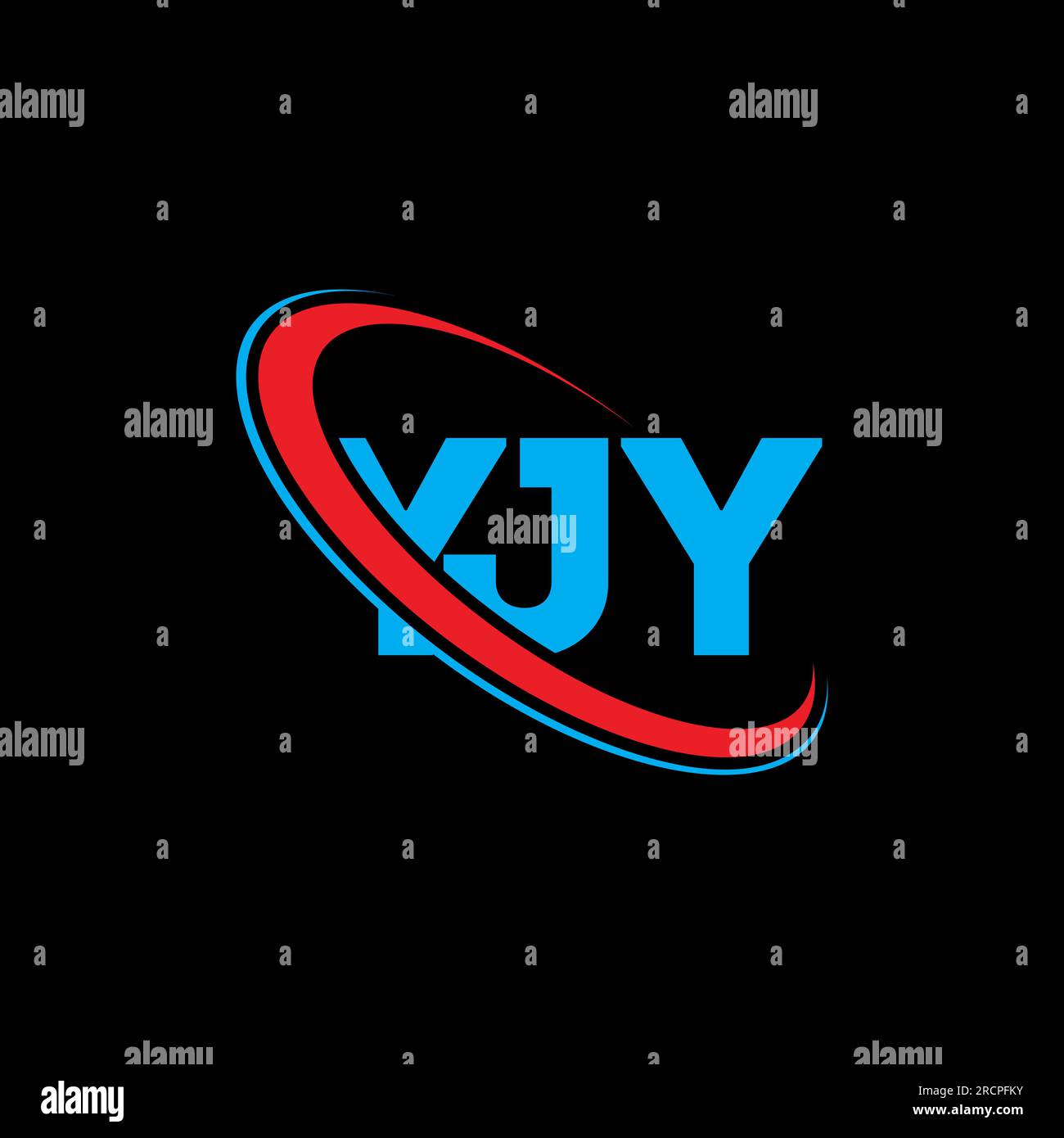 YJY logo. YJY letter. YJY letter logo design. Initials YJY logo linked ...