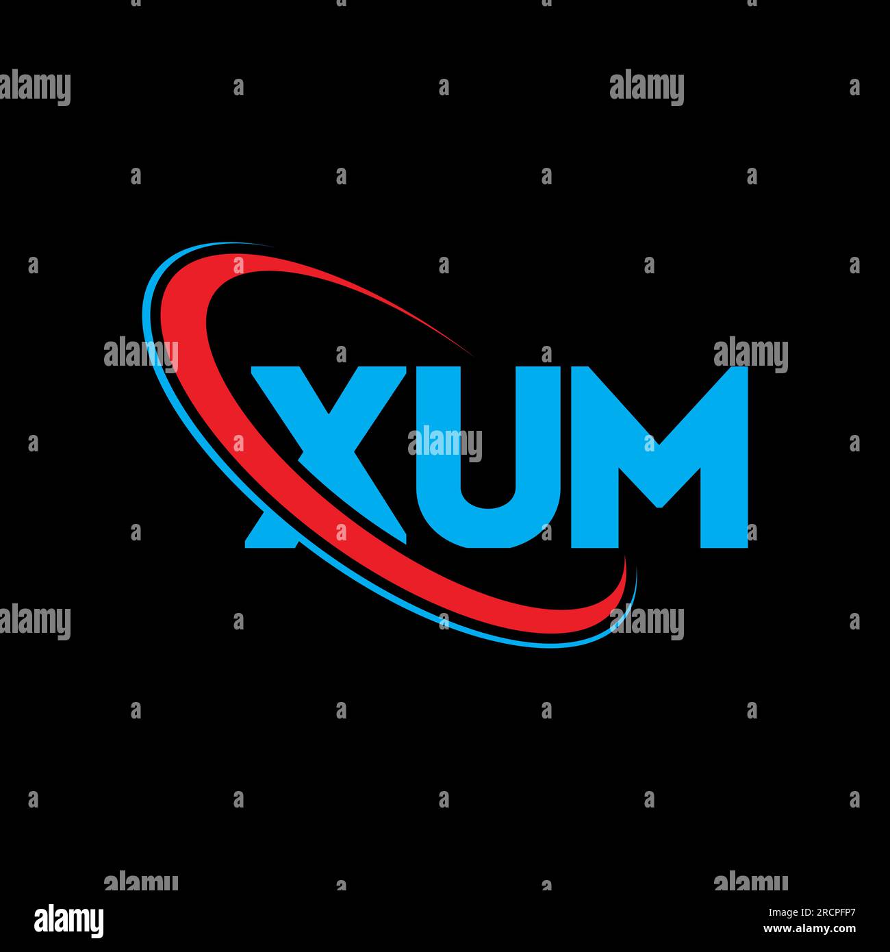 XUM logo. XUM letter. XUM letter logo design. Initials XUM logo linked ...