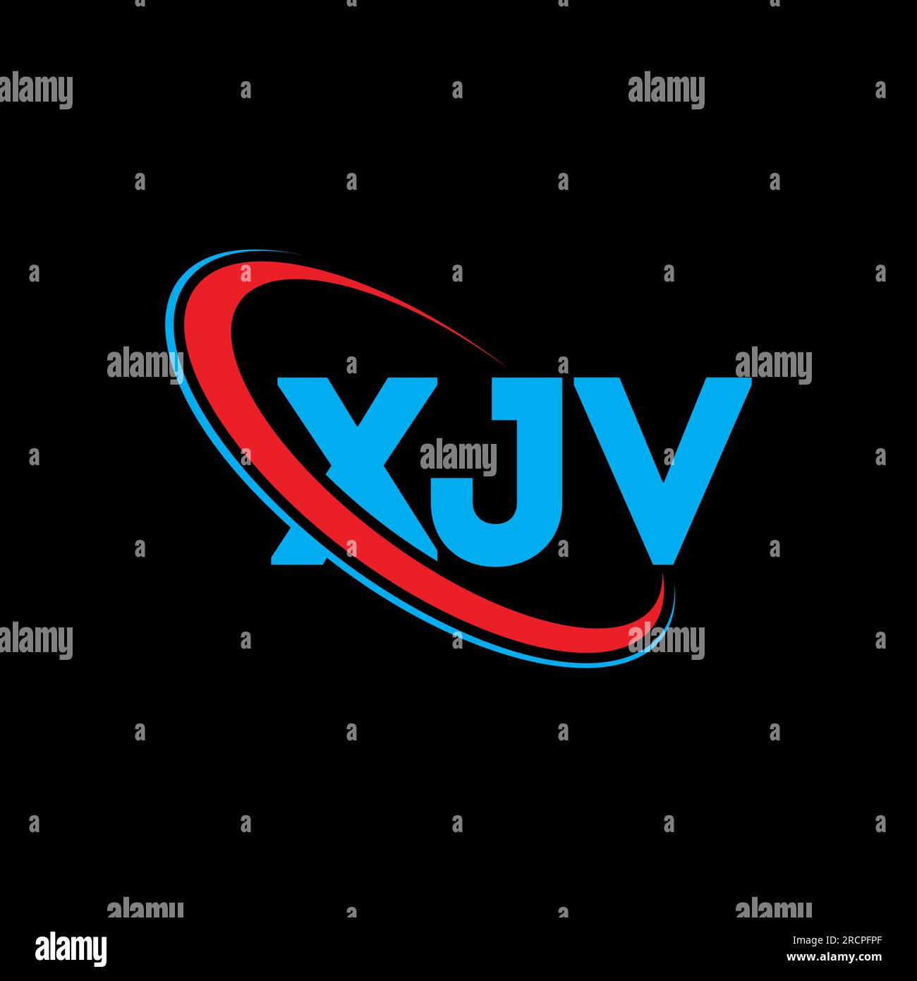 XJV logo. XJV letter. XJV letter logo design. Initials XJV logo linked ...