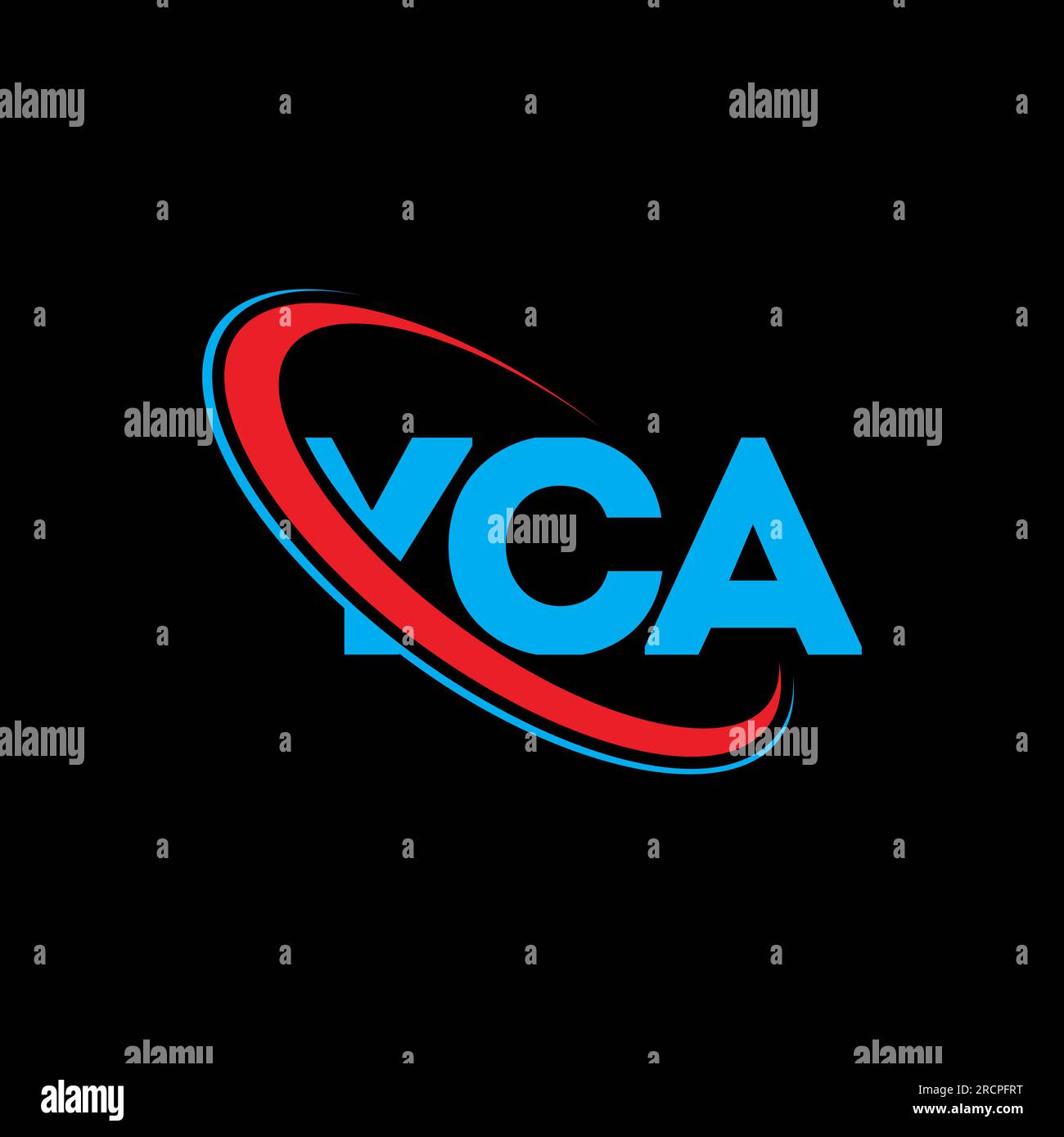 YCA logo. YCA letter. YCA letter logo design. Initials YCA logo linked with circle and uppercase ...