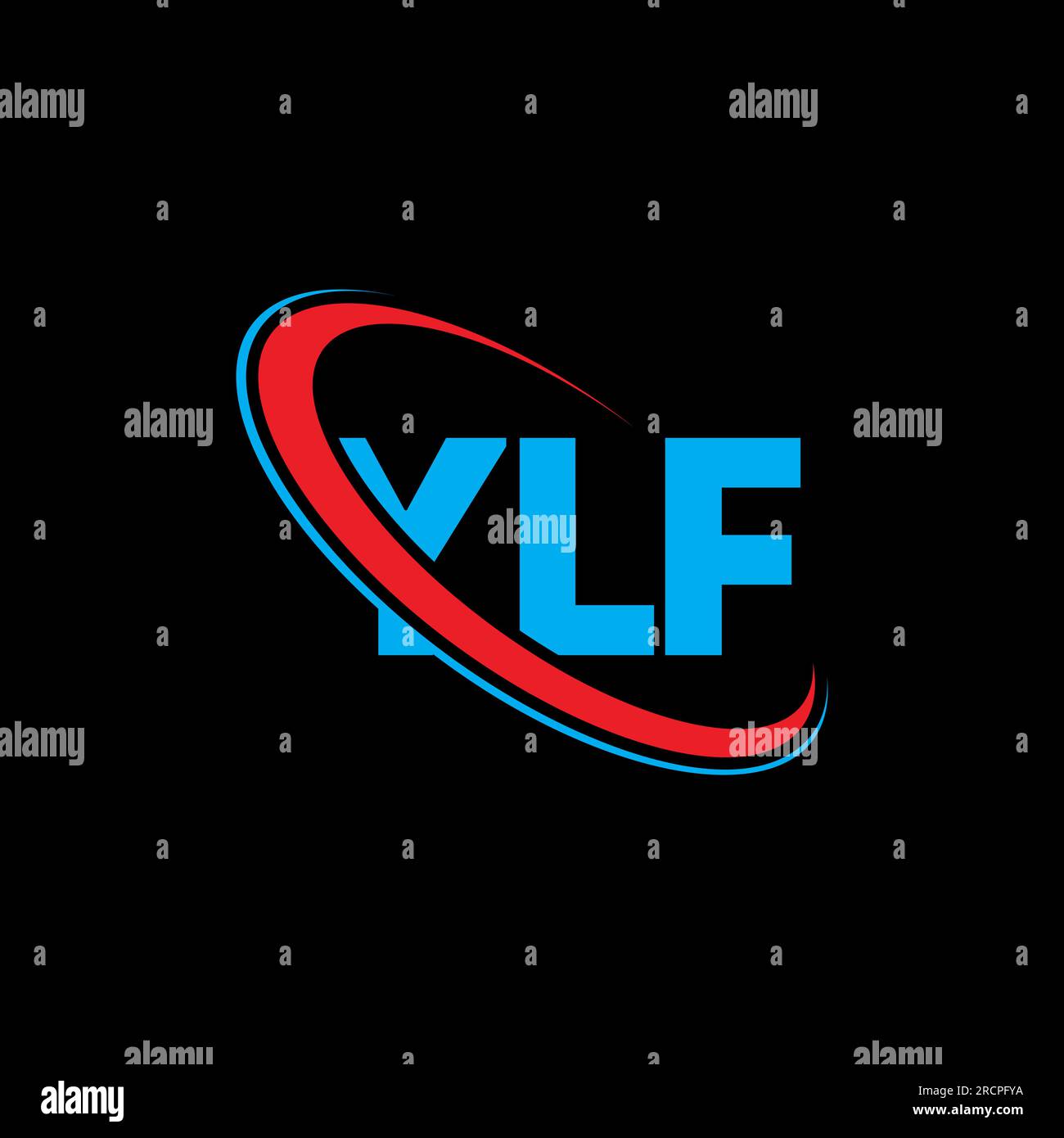 YLF logo. YLF letter. YLF letter logo design. Initials YLF logo linked ...