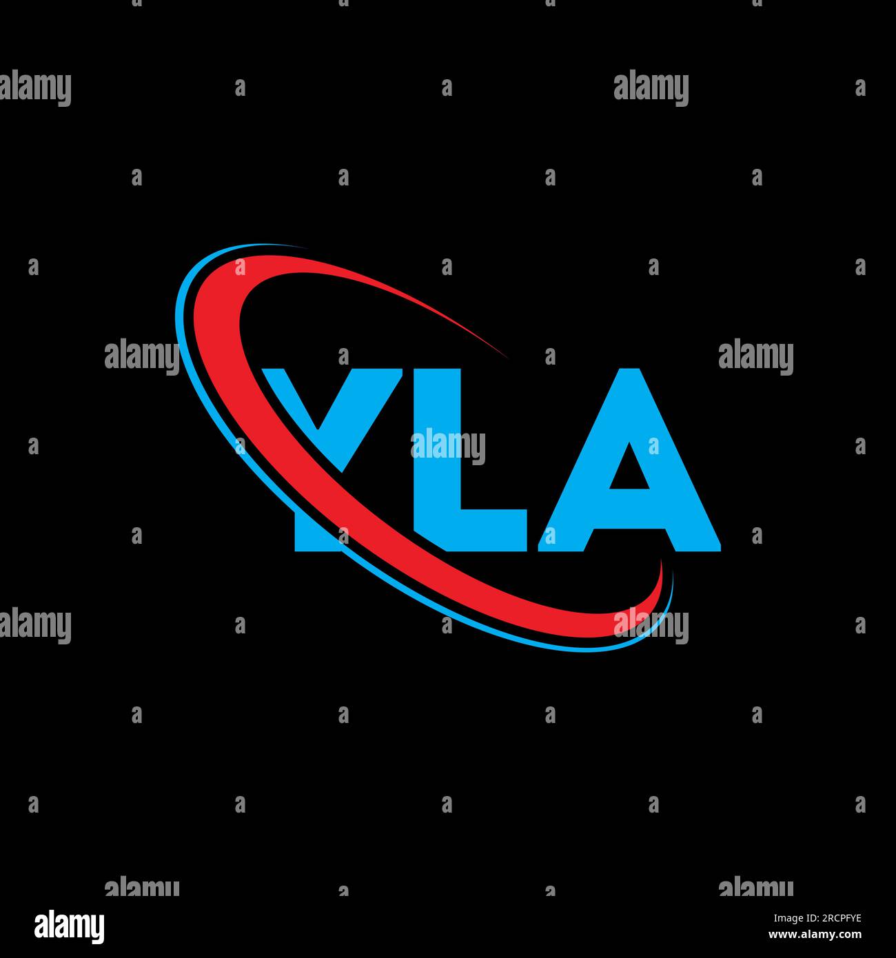 YLA logo. YLA letter. YLA letter logo design. Initials YLA logo linked ...