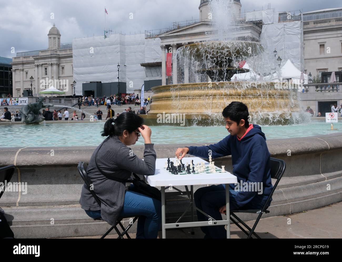 Trafalgar Square, London, UK. 16th July 2023. The ChessFest Chess ...