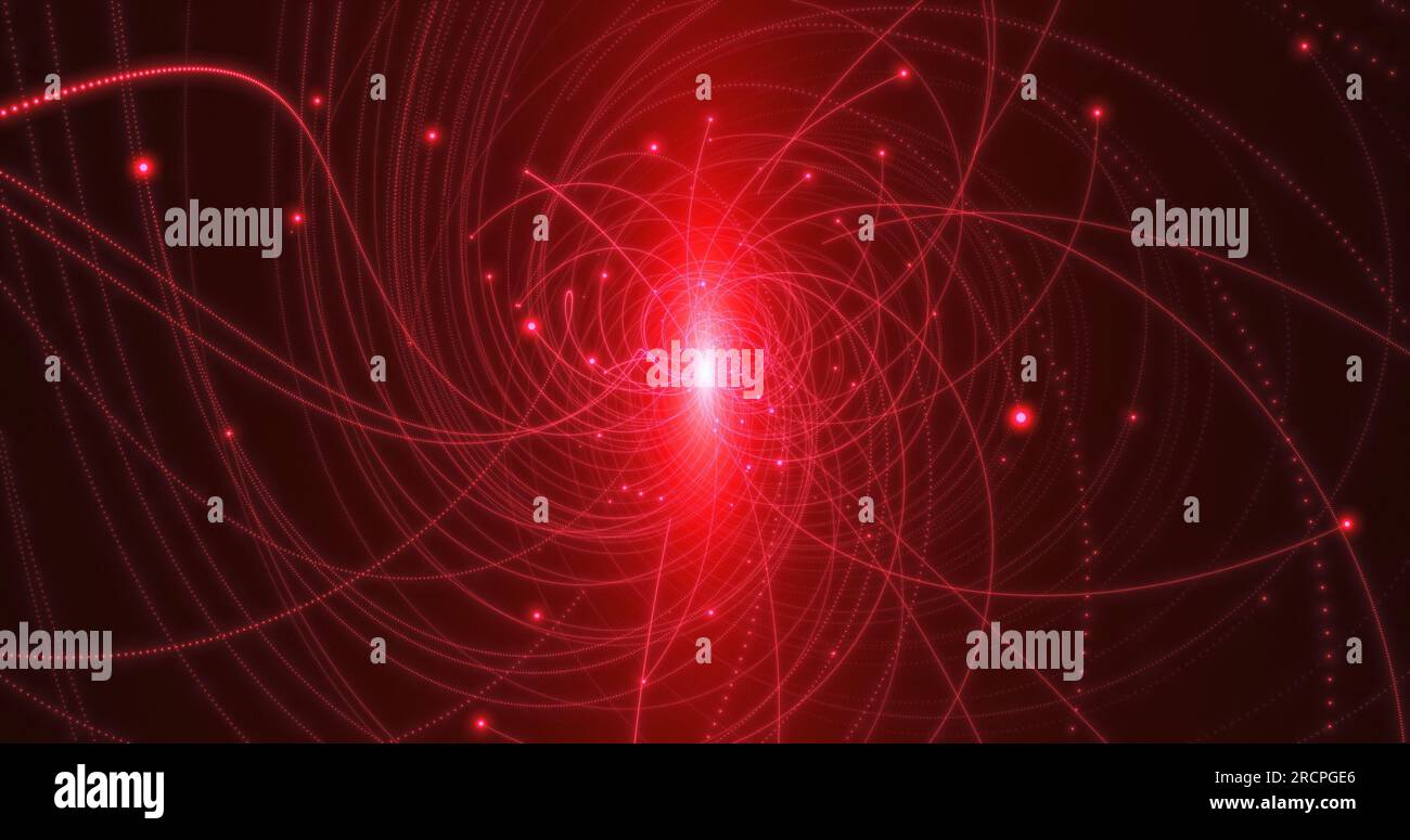 Traces of charged particles in a magnetic field Stock Photo - Alamy