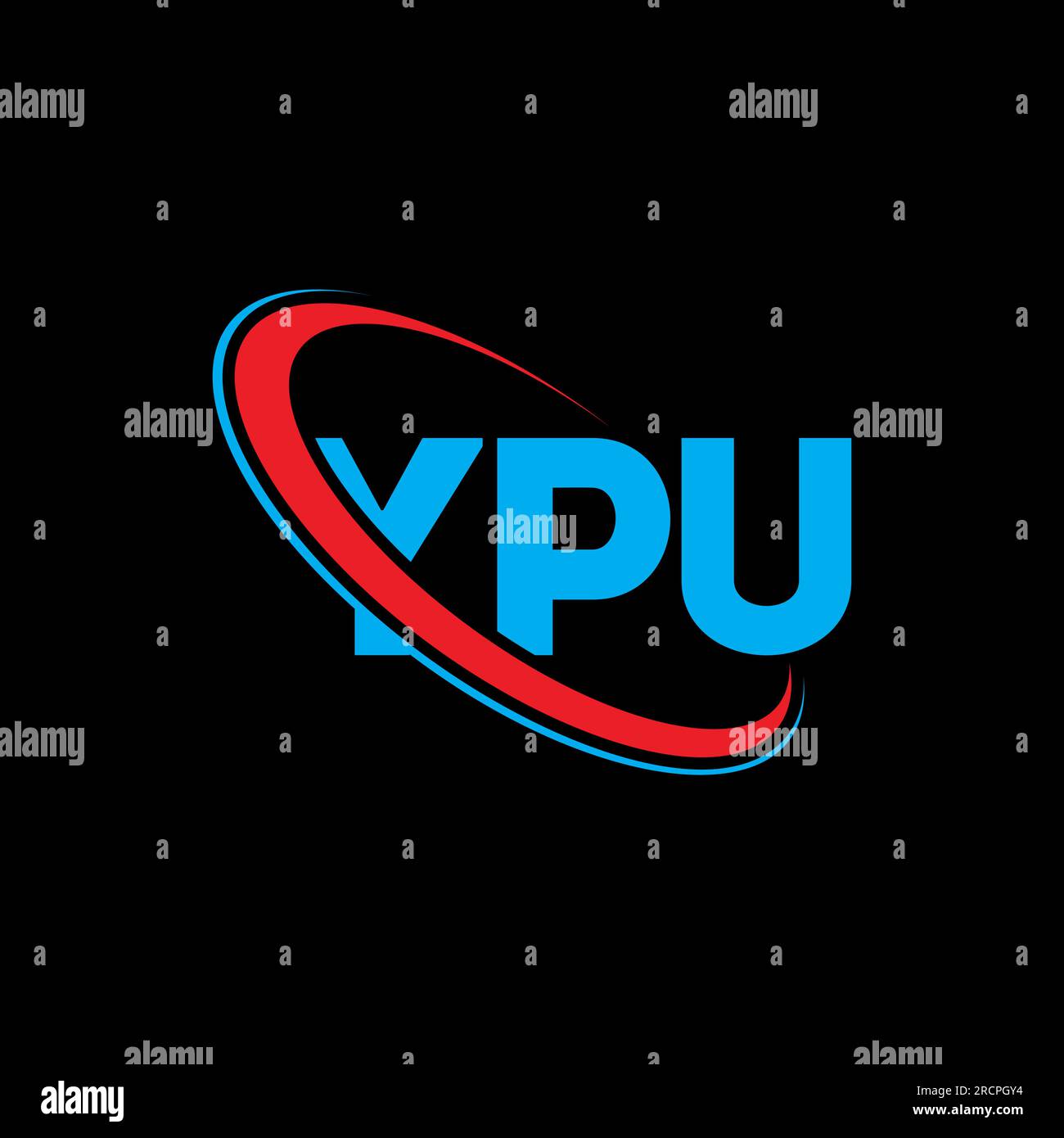 YPU logo. YPU letter. YPU letter logo design. Initials YPU logo linked ...