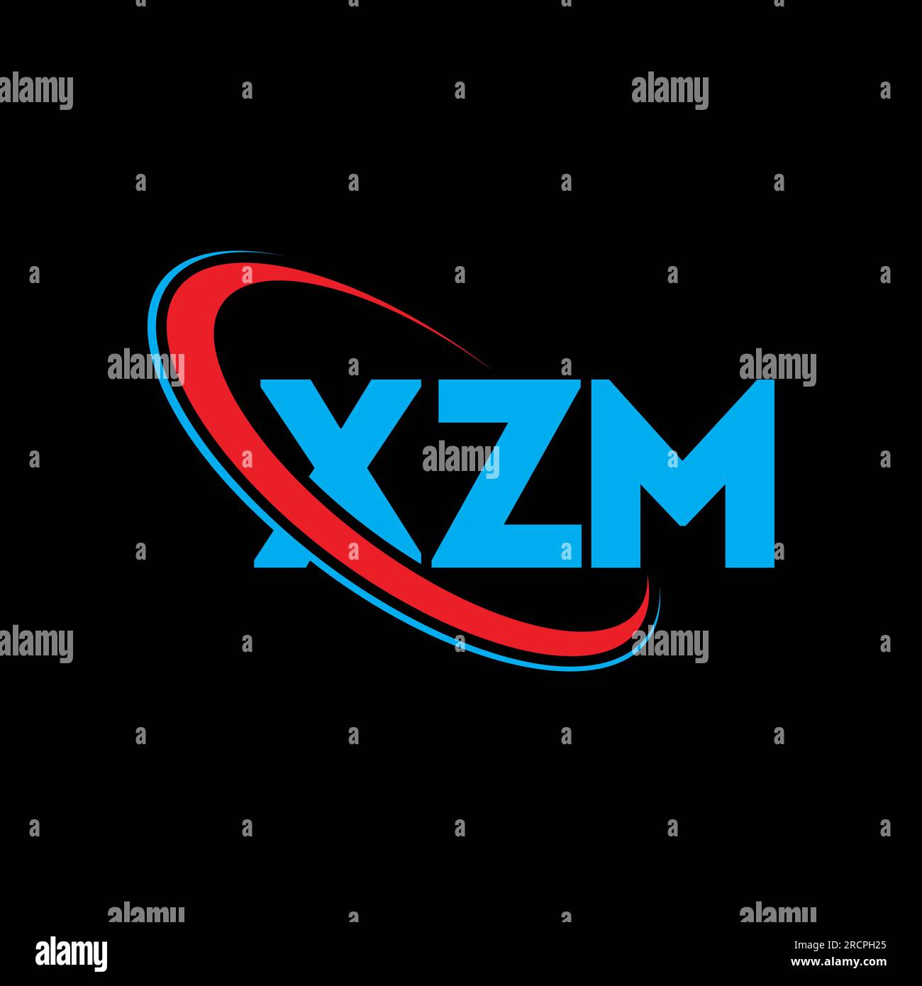 XZM logo. XZM letter. XZM letter logo design. Initials XZM logo linked ...
