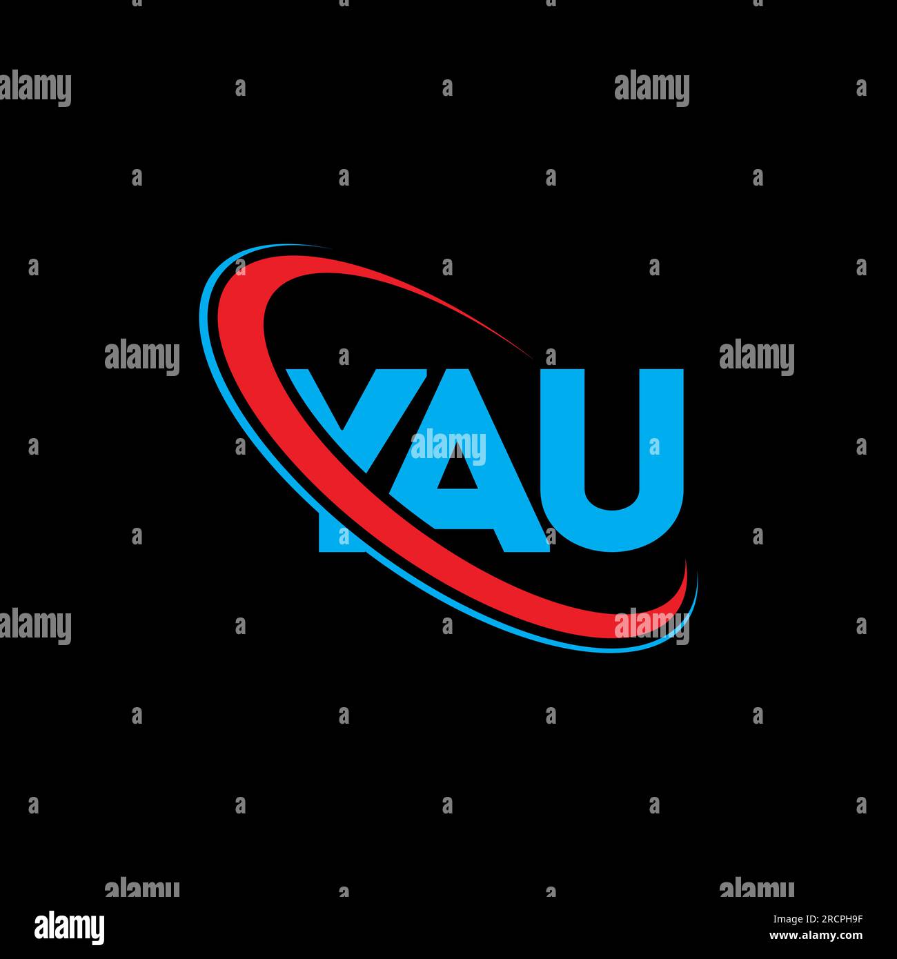 YAU logo. YAU letter. YAU letter logo design. Initials YAU logo linked ...