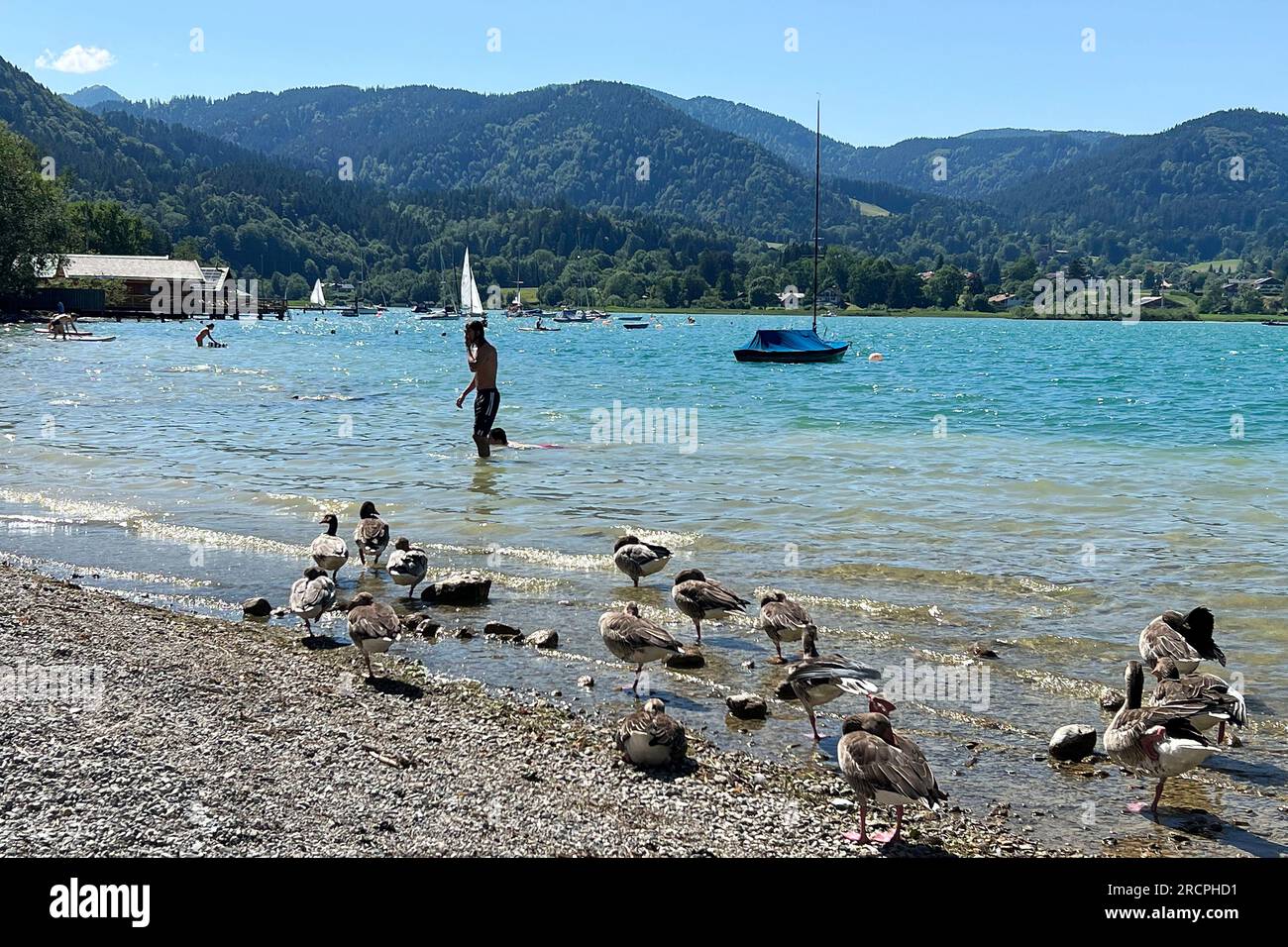Rottach Egern, Deutschland. 15th July, 2023. Summer day 2023 (07/15 ...