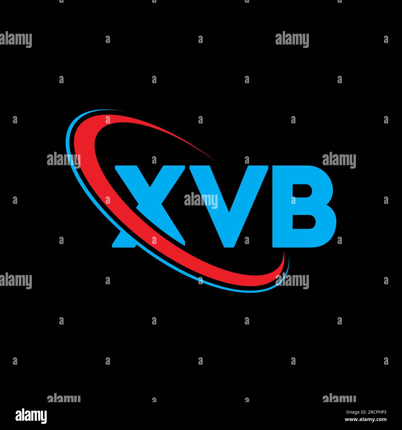 XVB logo. XVB letter. XVB letter logo design. Initials XVB logo linked ...