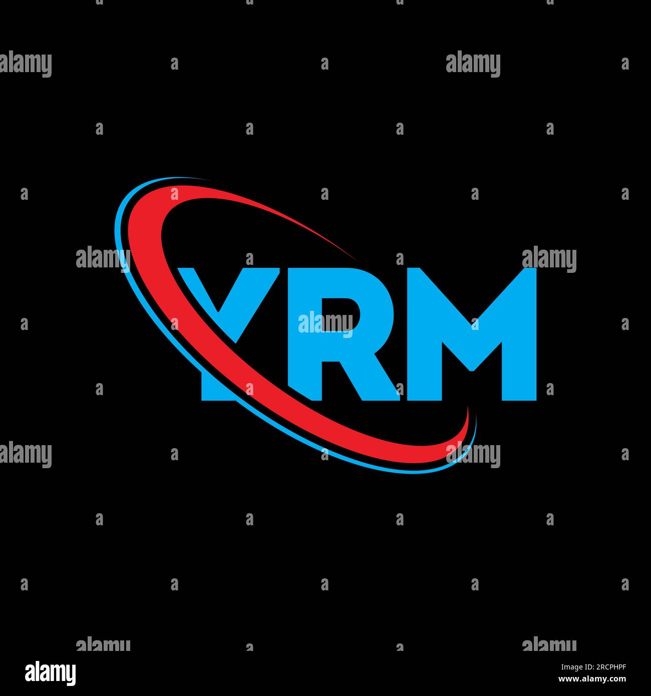 YRM logo. YRM letter. YRM letter logo design. Initials YRM logo linked with circle and uppercase ...
