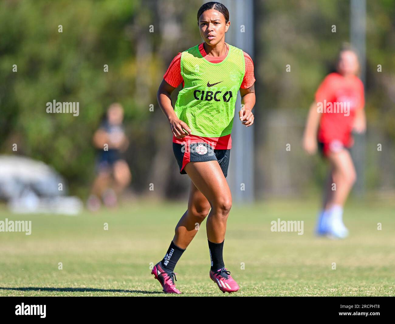 Marie-Yasmine Alidou of Canada during a training session during their ...