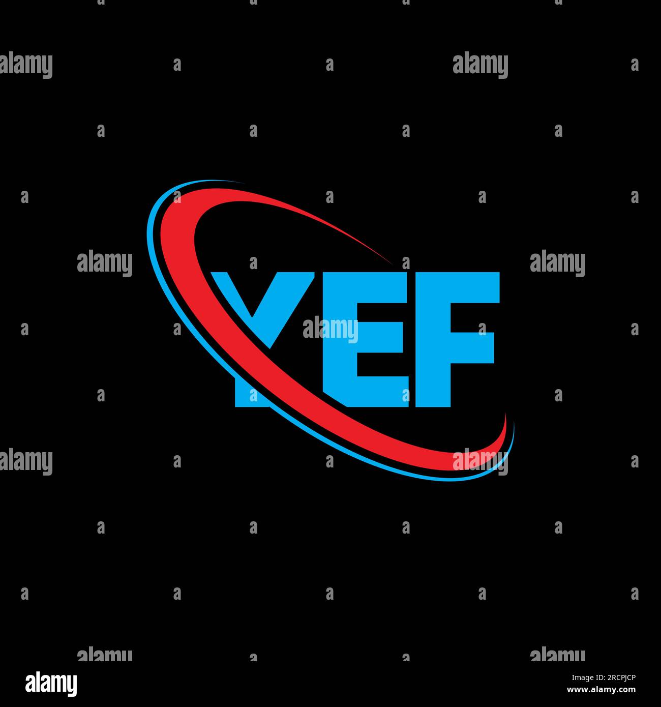 Yef tech logo Stock Vector Images - Alamy