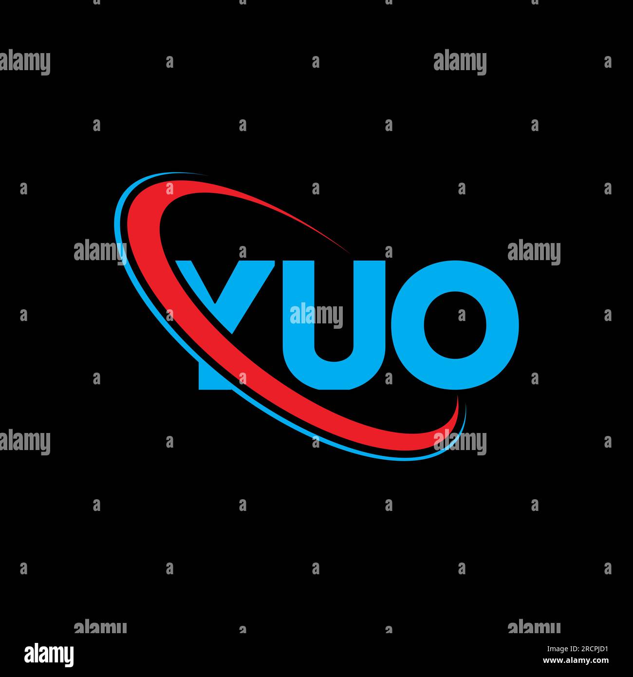 YUO logo. YUO letter. YUO letter logo design. Initials YUO logo linked ...