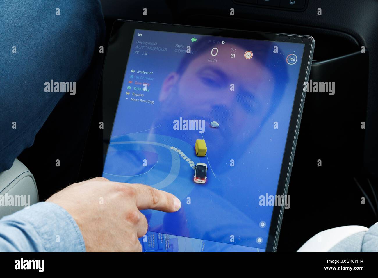 Self driving car testing hi-res stock photography and images - Alamy