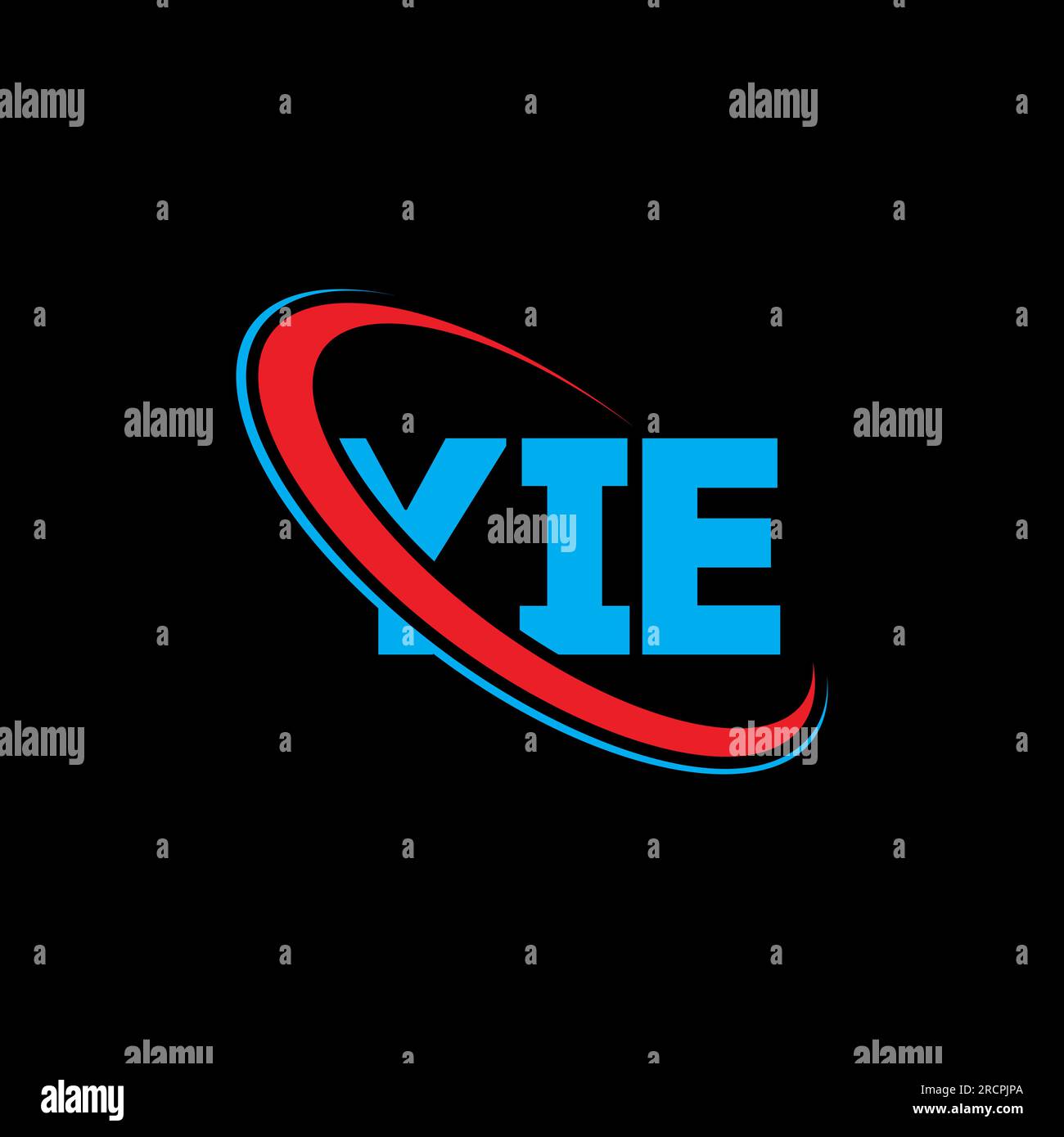 YIE logo. YIE letter. YIE letter logo design. Initials YIE logo linked ...