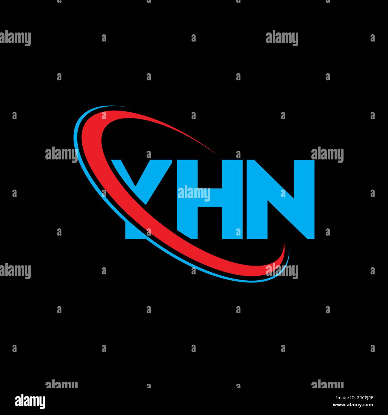 YHN logo. YHN letter. YHN letter logo design. Initials YHN logo linked ...