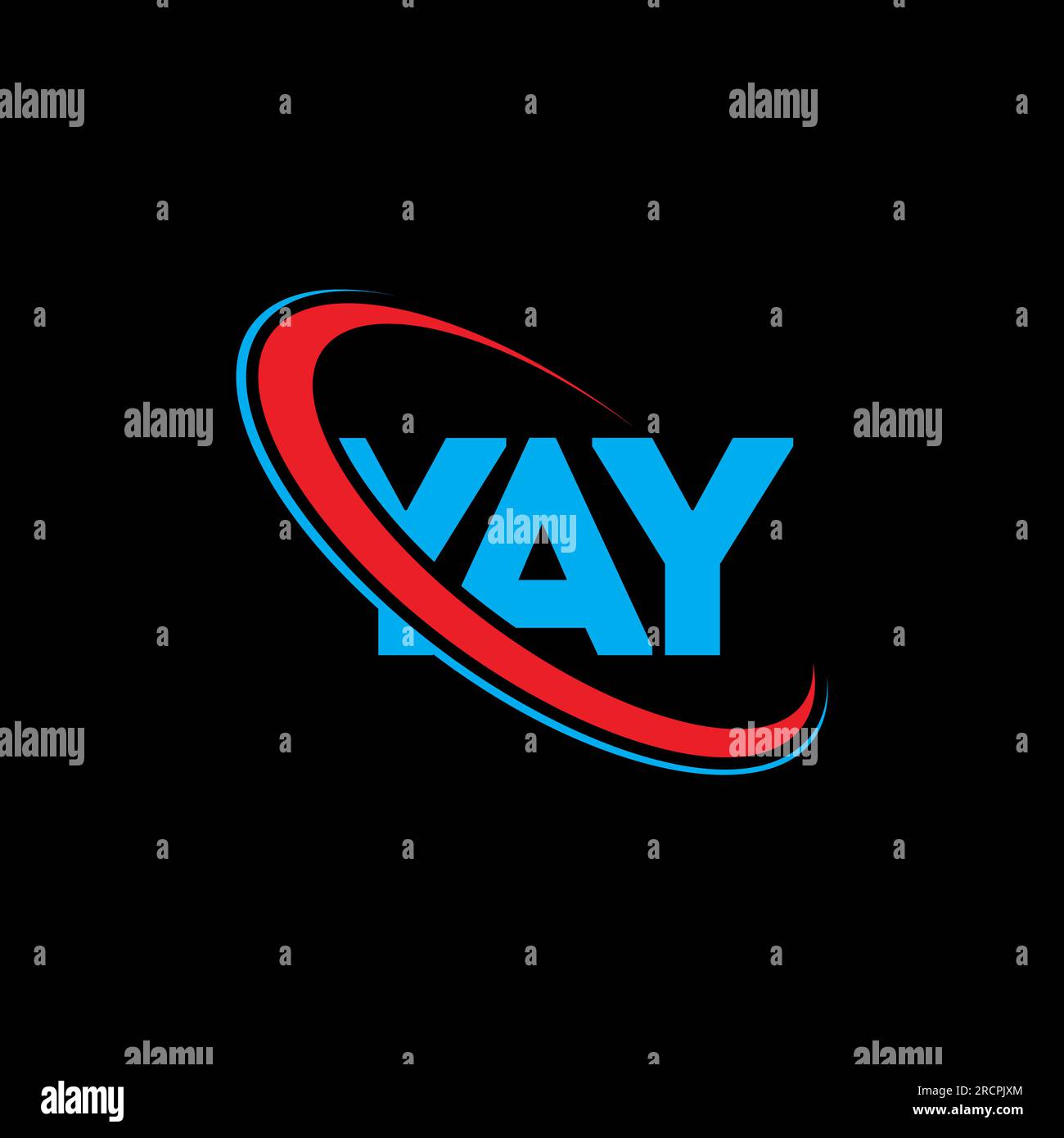 Yay logo design Stock Vector Images - Alamy