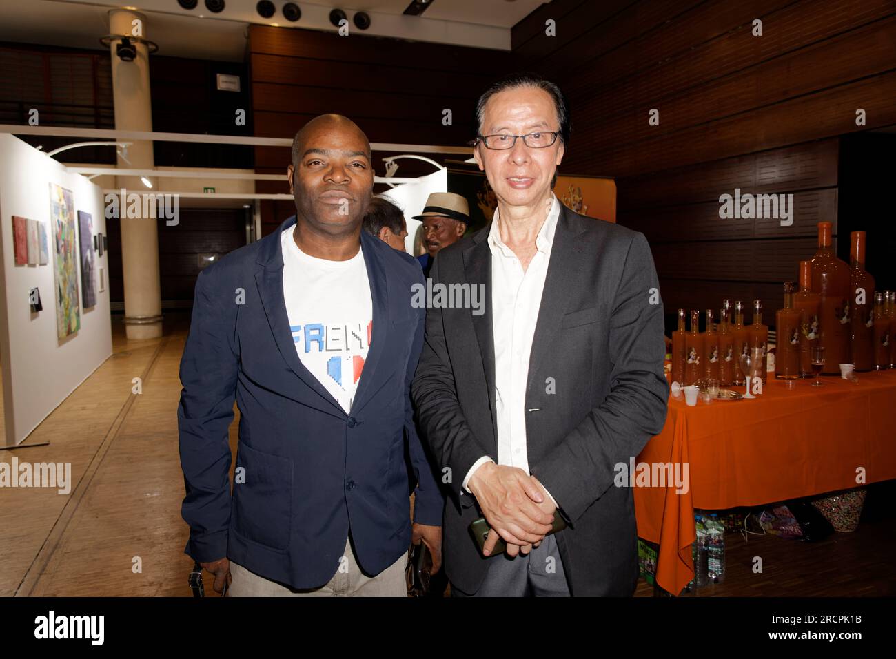 Paris, France. 15th July, 2023. Thierry Laromaniere and Patrick Maghic ...