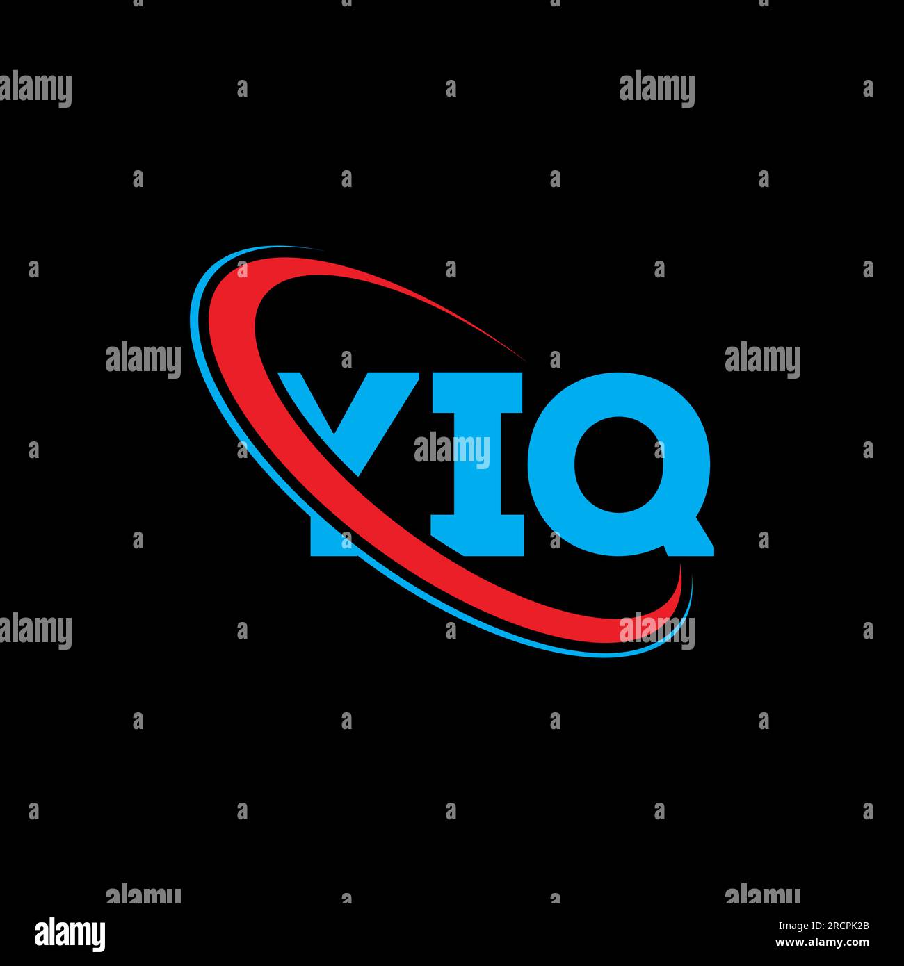 YIQ logo. YIQ letter. YIQ letter logo design. Initials YIQ logo linked with circle and uppercase ...