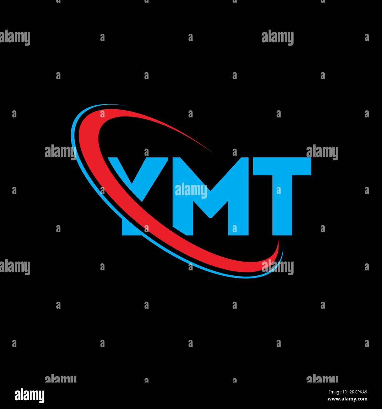YMT logo. YMT letter. YMT letter logo design. Initials YMT logo linked ...