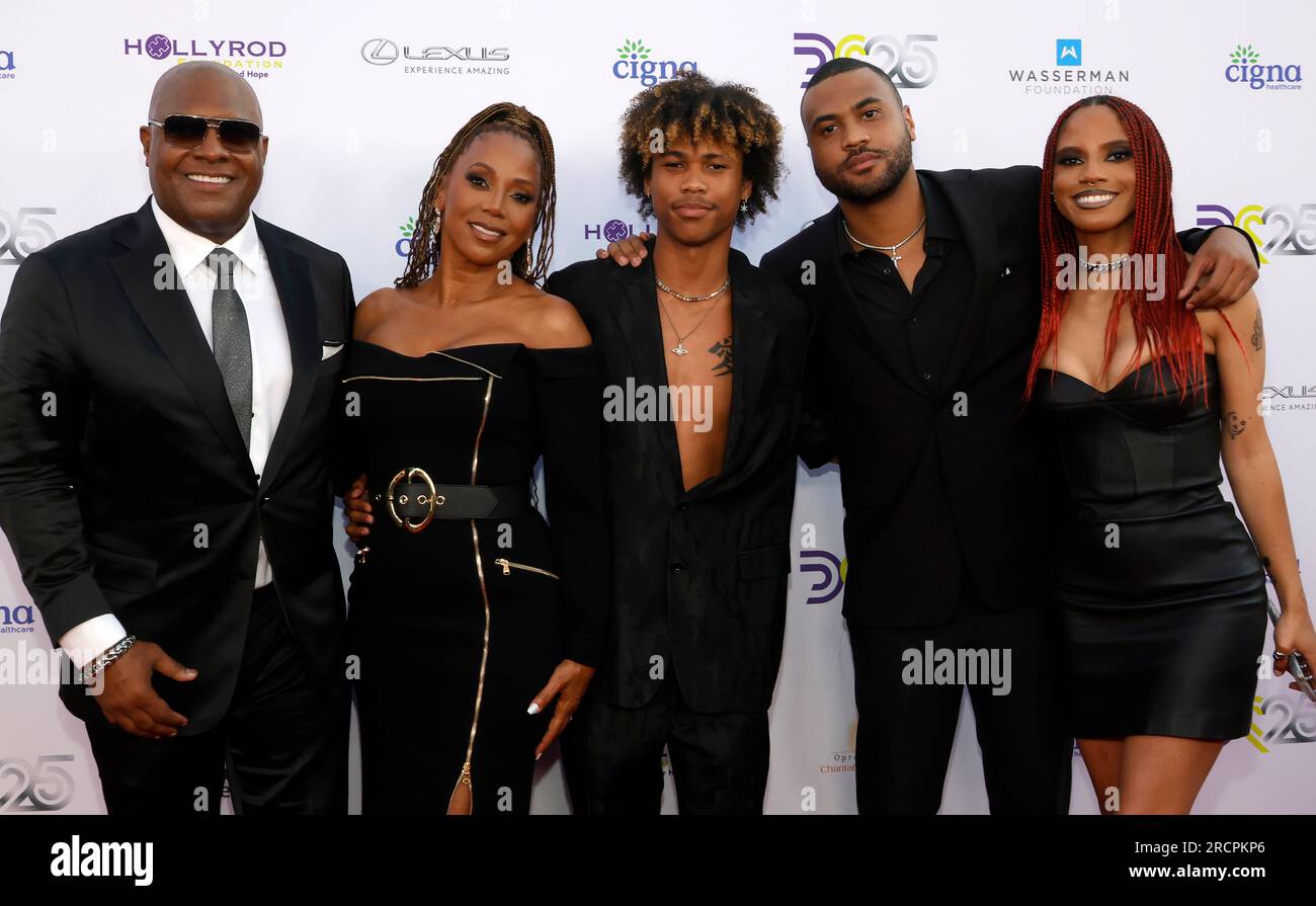 Los Angeles, Ca. 15th July, 2023. Holly Robinson Peete, Rodney Peete ...