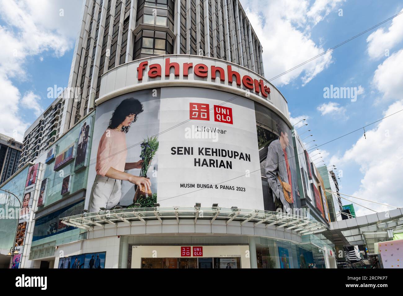 Kuala Lumpur, Malaysia - May 2023: Uniqlo Store front with sign and ...