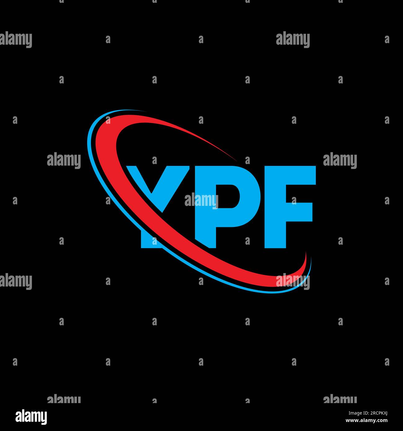 YPF logo. YPF letter. YPF letter logo design. Initials YPF logo linked with circle and uppercase ...