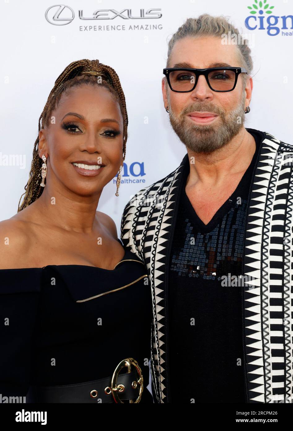 Los Angeles, Ca. 15th July, 2023. Holly Robinson Peete, Chaz Dean, at ...
