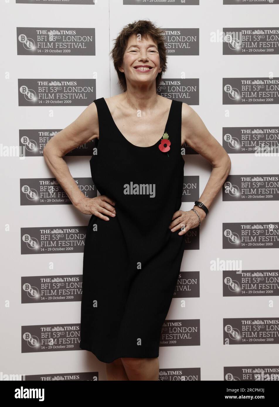 File photo dated 27/10/09 of Jane Birkin arriving for the Times BFI ...