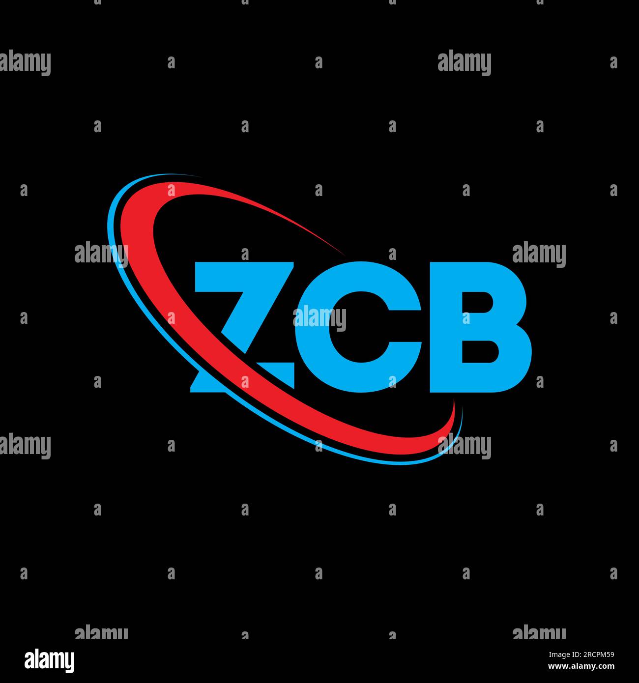 ZCB logo. ZCB letter. ZCB letter logo design. Initials ZCB logo linked ...