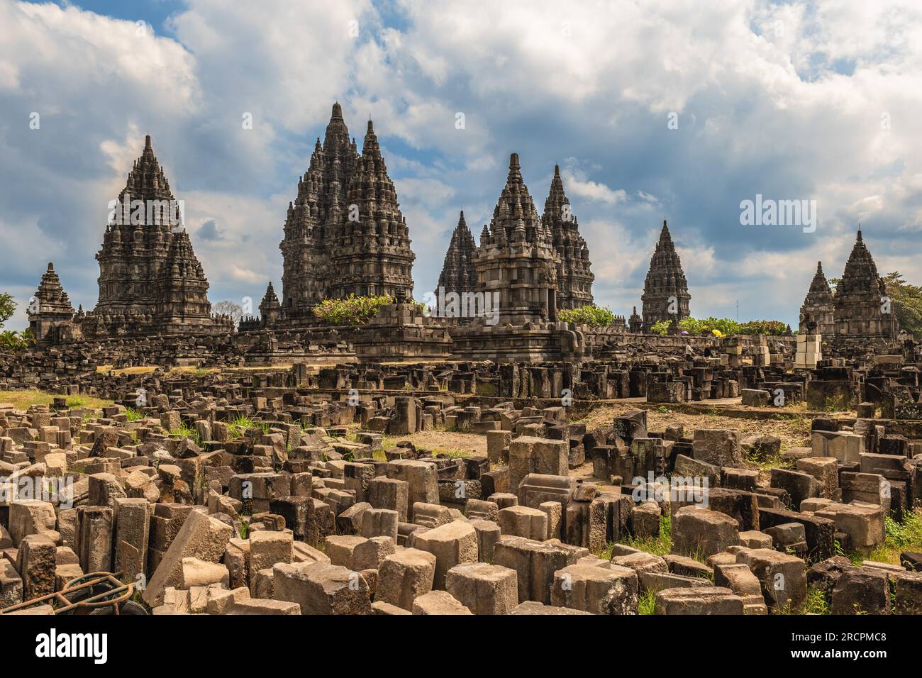 Prambanan, a Hindu temple compound in Yogyakarta, southern Java ...