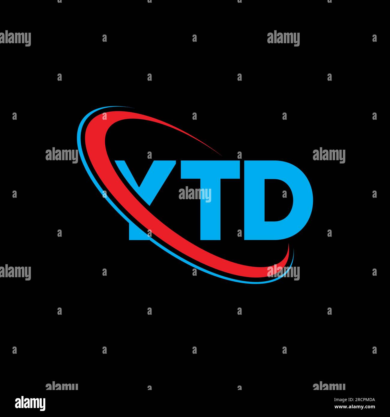 Ytd logo design Stock Vector Images - Alamy