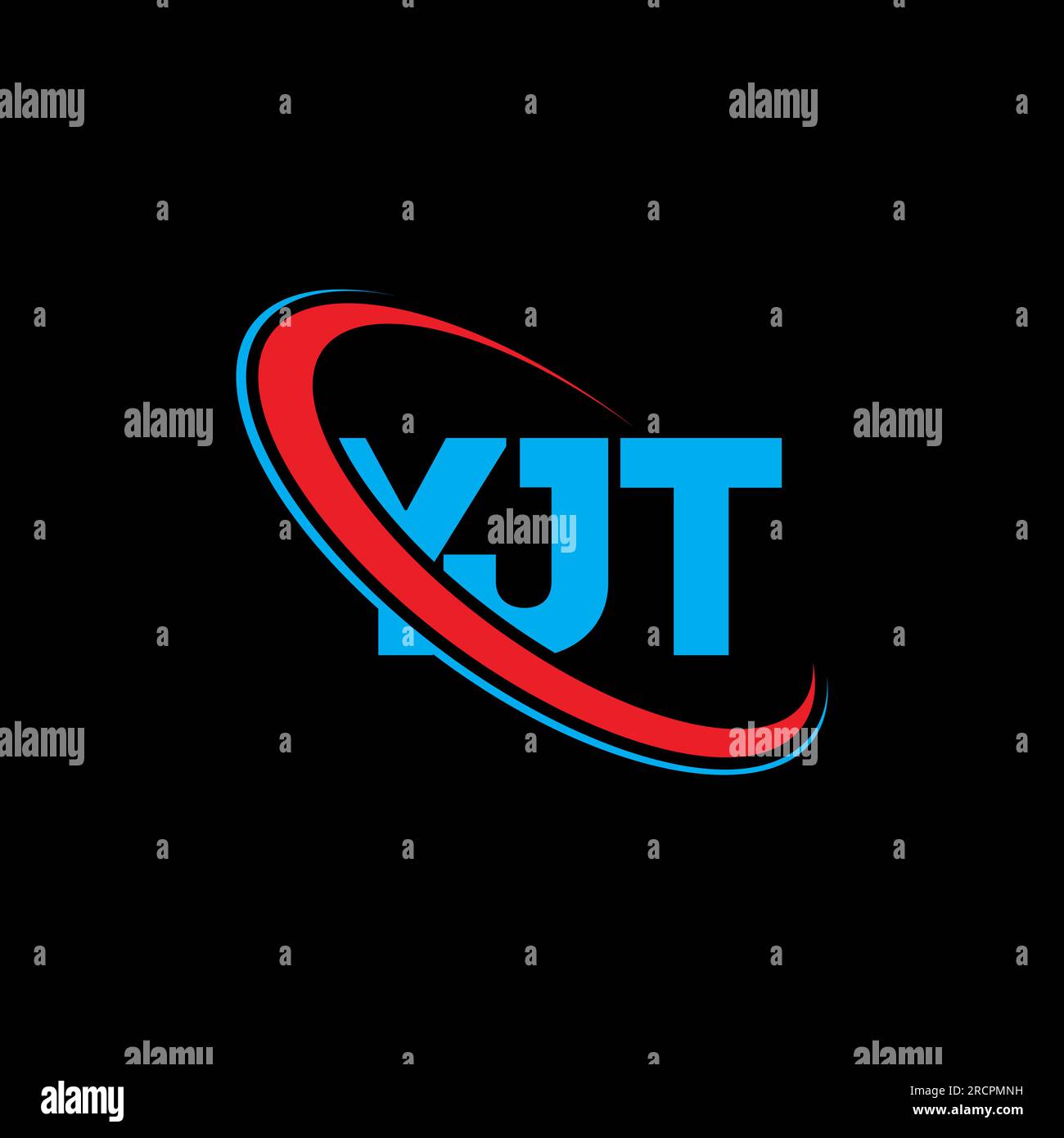 YJT logo. YJT letter. YJT letter logo design. Initials YJT logo linked ...