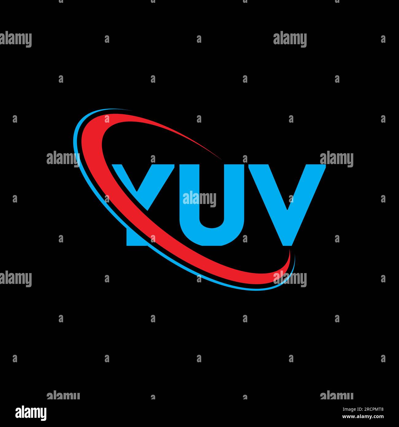 YUV logo. YUV letter. YUV letter logo design. Initials YUV logo linked with circle and uppercase ...