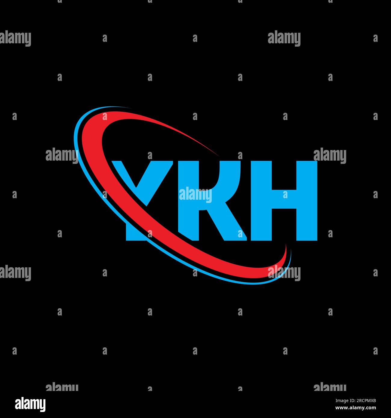 YKH logo. YKH letter. YKH letter logo design. Initials YKH logo linked ...