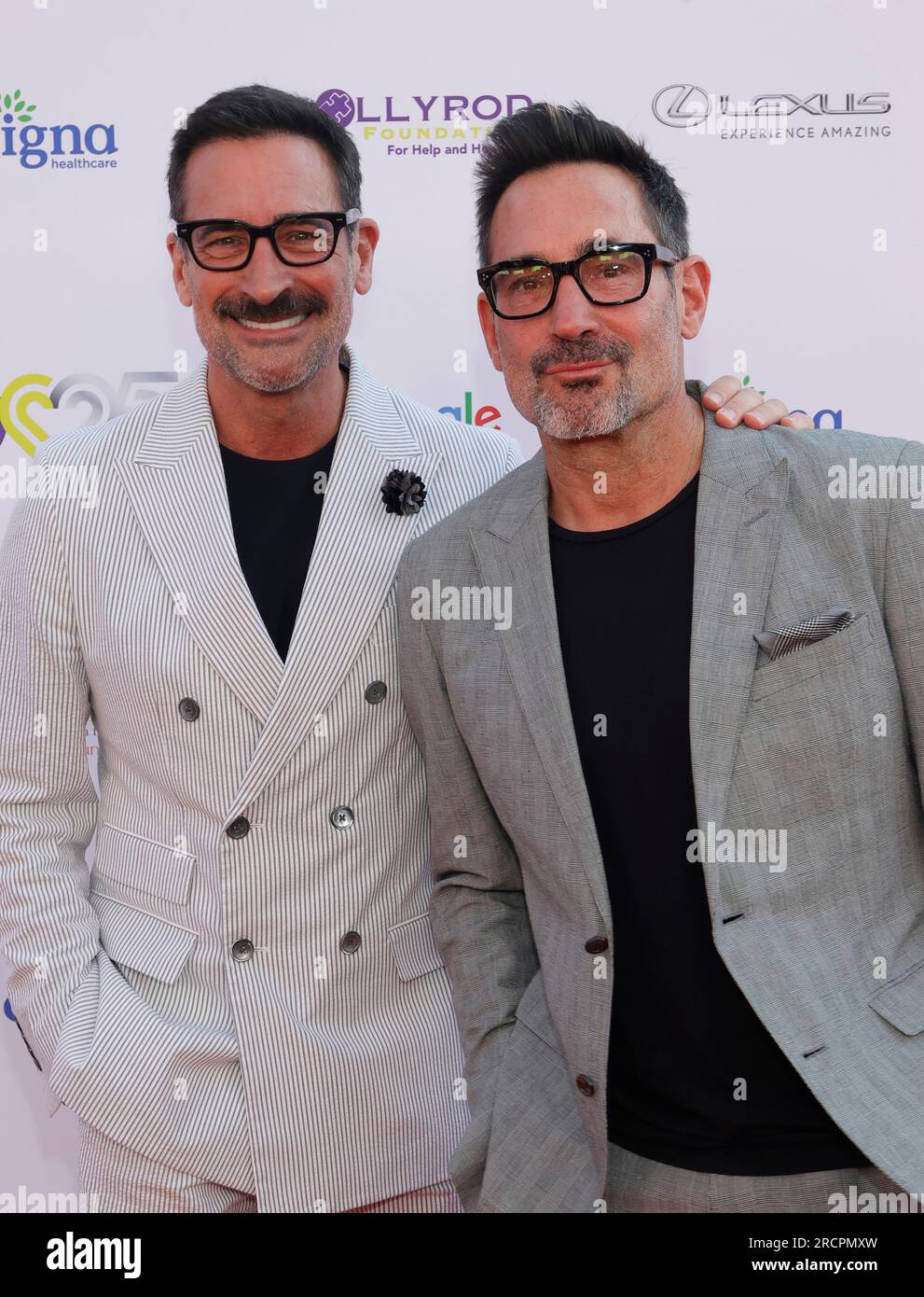 Los Angeles, Ca. 15th July, 2023. Lawrence Zarian, Gregory Zarian at ...