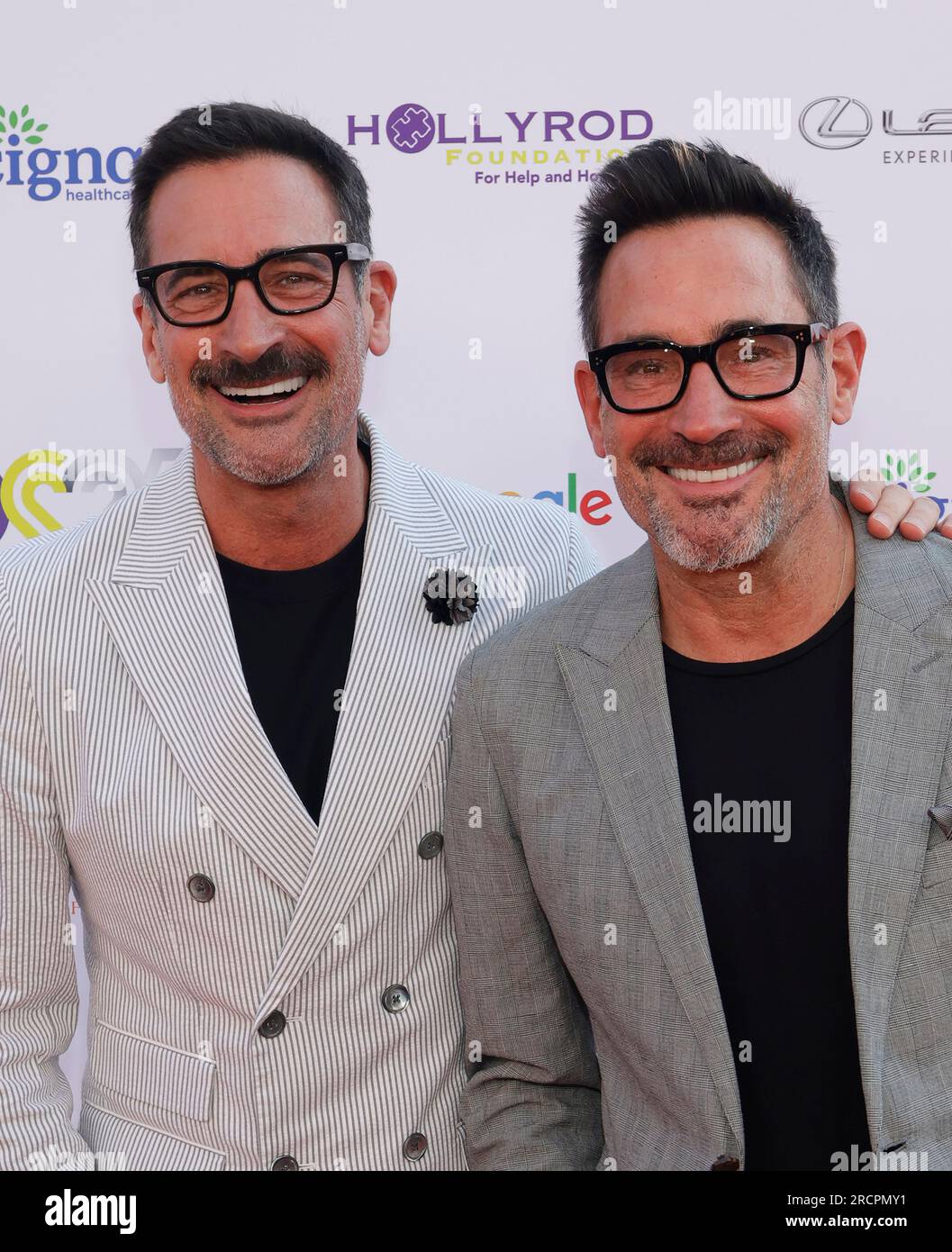Los Angeles, Ca. 15th July, 2023. Lawrence Zarian, Gregory Zarian at ...