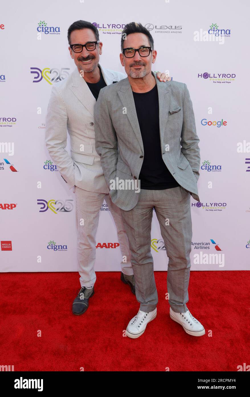 Los Angeles, Ca. 15th July, 2023. Lawrence Zarian, Gregory Zarian at ...