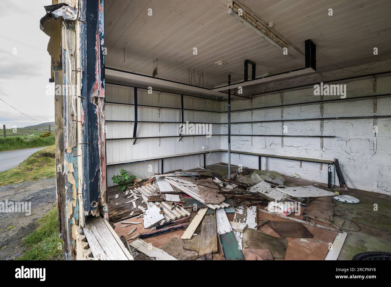 The old corner shop Uwchmynydd village Lleyn Peninsula on the North ...