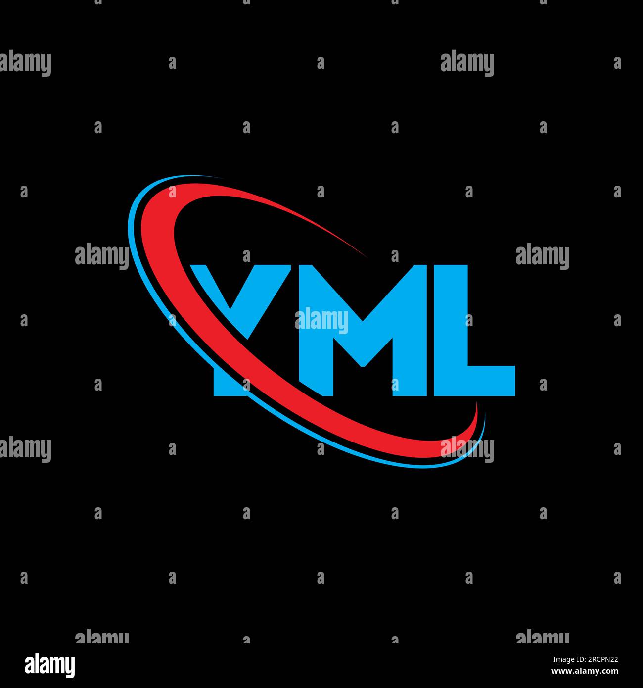 YML logo. YML letter. YML letter logo design. Initials YML logo linked ...