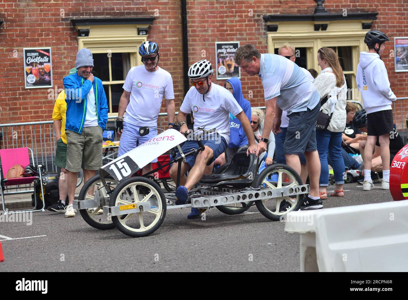 Ringwood, Hampshire, UK, 16th July 2023. British Pedal Car Grand Prix ...