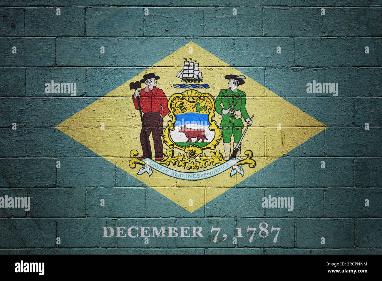 Flag of delaware hi-res stock photography and images - Alamy