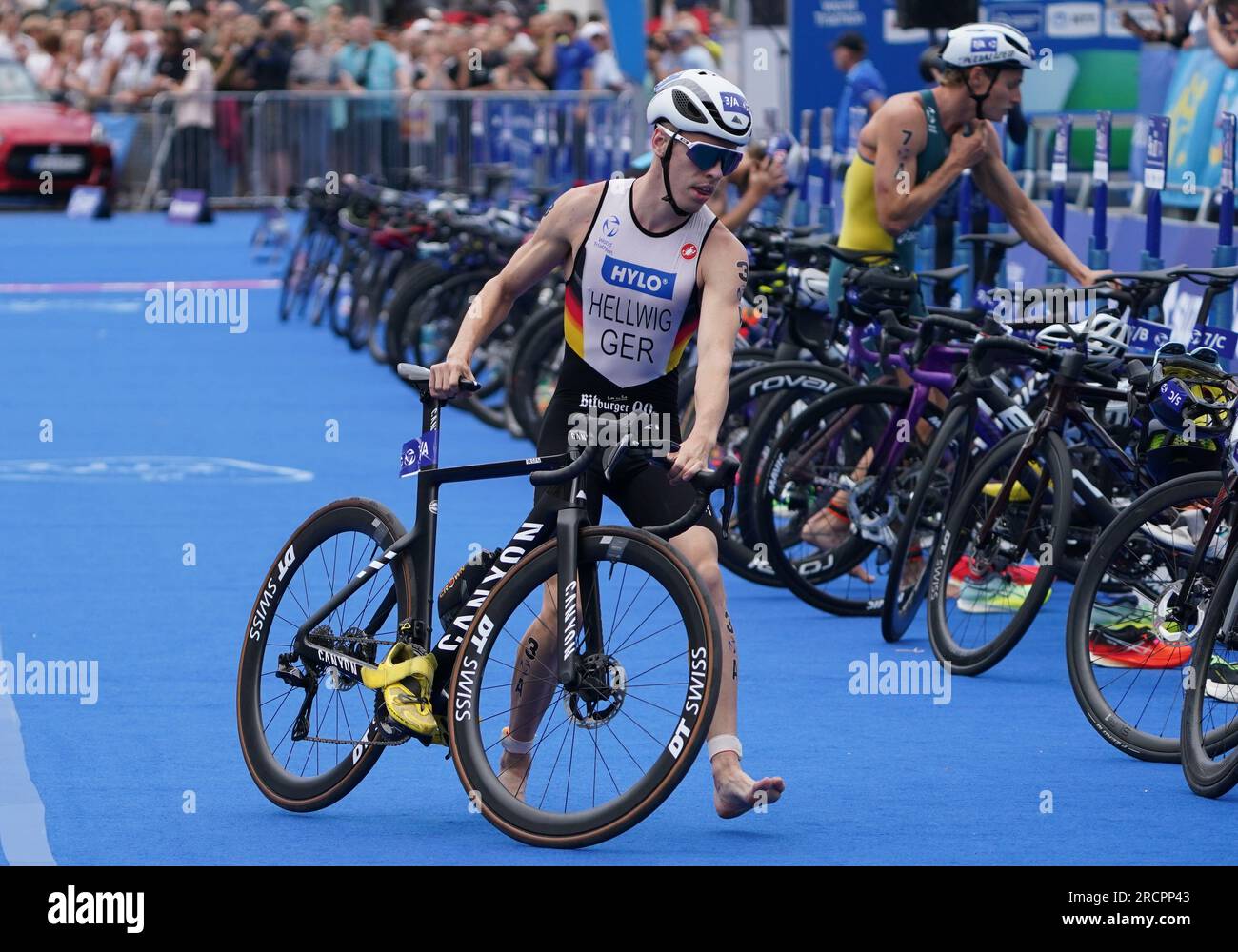 Hamburg, Germany. 16th July, 2023. Triathlon: ITU World Triathlon ...