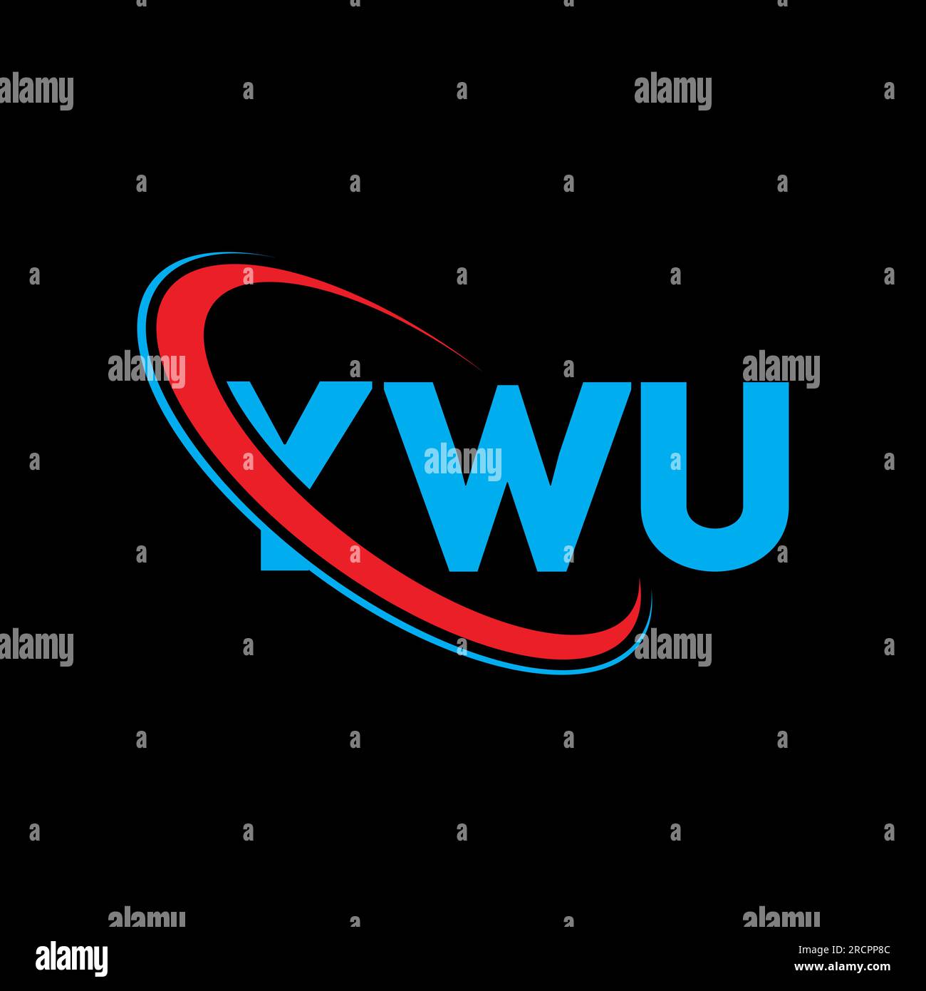 YWU logo. YWU letter. YWU letter logo design. Initials YWU logo linked ...